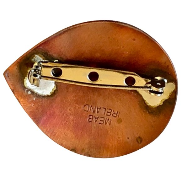 MEAB Ireland | Jewelry | Meab Ireland Enamel On Copper Pin Brooch ...